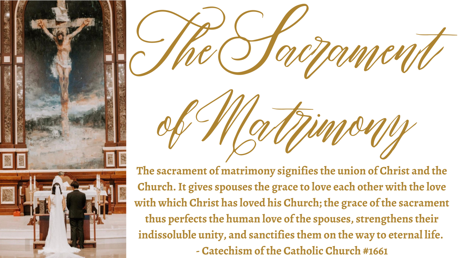 Matrimony - Holy Trinity Catholic Church