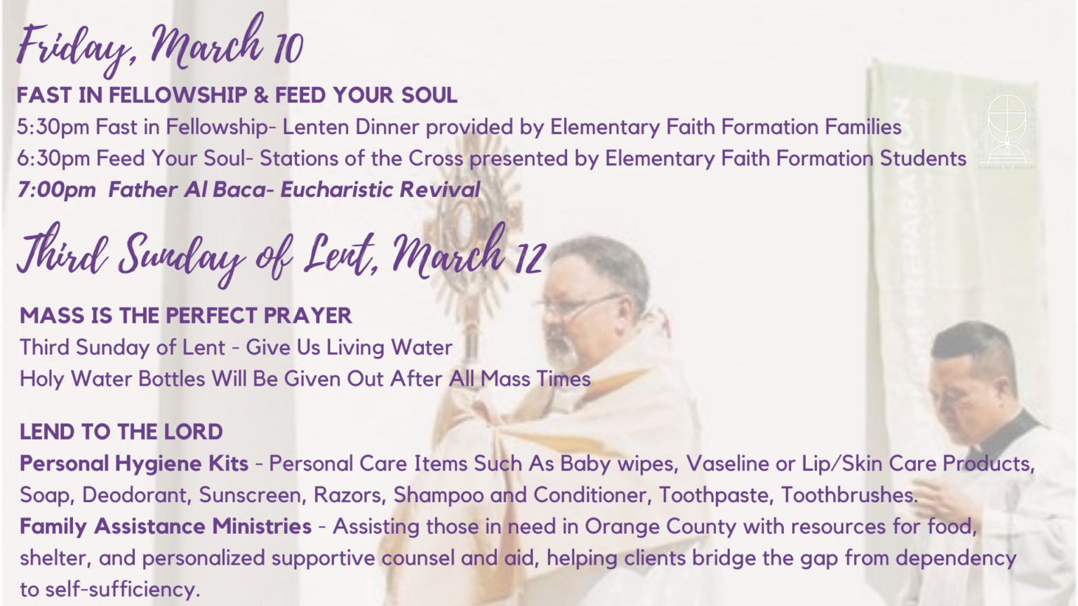 2023 Lent at Holy Trinity - Holy Trinity Catholic Church